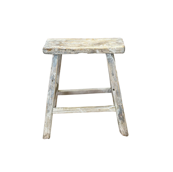 Rustic Raw Rough Wood Grain Rectangle Slim Stool Bench Side Table ws46 ...
