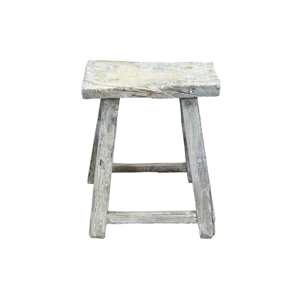 Rustic Raw Rough Wood Grain Rectangle Slim Stool Bench Side Table ws45 ...