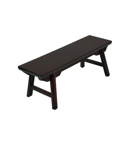11" Reddish Brown Bench Shape Rectangular Wood Display Stand Easel st1 ...