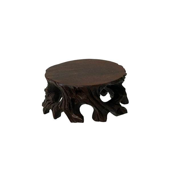 1.75" 2 x Brown Wood Stem Shape Round Table Top Stand Riser st1230S ...