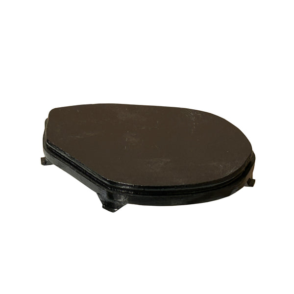 4.5" Black Wood Uneven Oval Shape Display Stand Riser Easel ws4114S ...