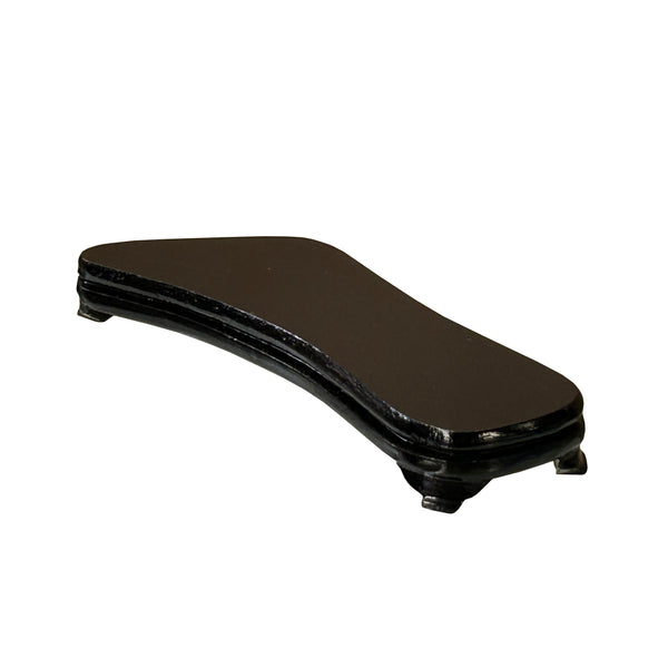 4" Dark Brown Wood Irregular Shape Display Stand Riser Easel ws4132S ...