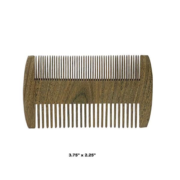Set of 3 Chinese Brown Handmade Wood Simple Flat Top Combs ws2524S ...